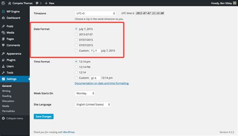How To Change The Date Format Support Center