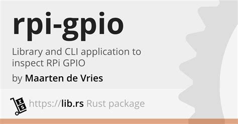 Rpi Gpio — Rust 命令行工具 Librs • Rust 包仓库