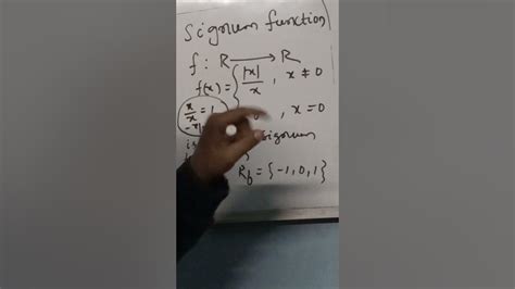 Signum Function Class11 Th Cbse Youtube