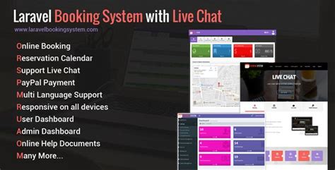 Laravel Booking System With Live Chat Appointment Booking Calendar