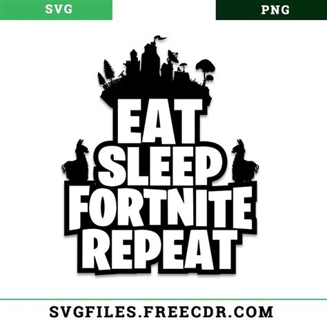 Eat Sleep Fortnite Repeat Svg Free Svg Fortnite Valentine Svg Files
