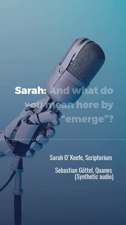 Scriptorium Publishing On Linkedin Genai Techcomm Genai Aitranscription Syntheticaudio