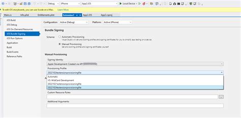 Xamarinforms How Can I Correctly Provision An Xamarin Forms Ios App