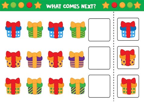 미취학 아동을위한 교육용 워크 시트 프리미엄 벡터