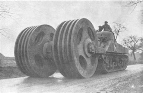T1e3 Mine Exploder Sherman Theres A Sherman For Everything And Then