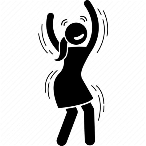 shake body shaking dance dancing dancer hip icon download on