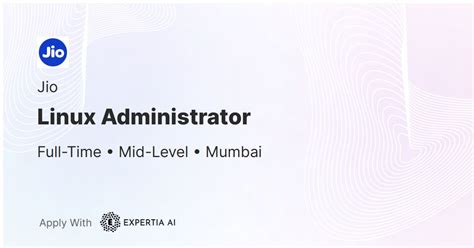 Linux Administrator Job Mumbai Mid Level