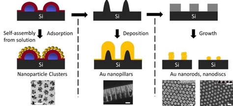 12 Fabrication Of Plasmonic Nanoarrays With Different Profiles Size Download Scientific