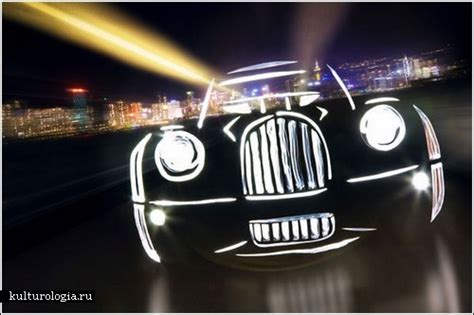 «light Graffiti Cars Project автомобили нарисованные светом