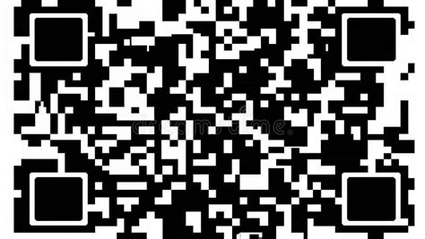 Black And White Qr Code With Intricate Pixel Pattern Design Stock Illustration Illustration Of