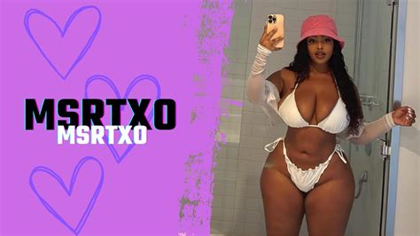 Msrtxo Instagram Model ~ Plus Size Model ~ Curvy Model Youtube