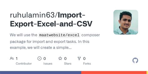 Github Ruhulamin63import Export Excel And Csv We Will Use The