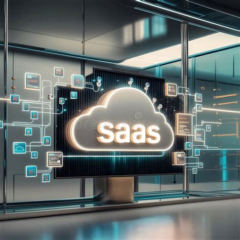 Streamlined Business Processes With Saas The New Standard In Cloud Computing Stock