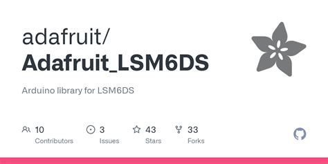 Github Adafruit Adafruit Lsm6ds Arduino Library For Lsm6ds