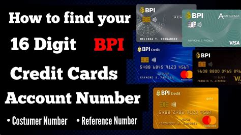 How To Find Bpi Credit Card Account Number Paano Makita Ang Account