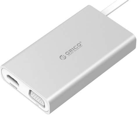 ADS2 SV Orico Type C HDMI VGA RJ45 USB3 Docking Station