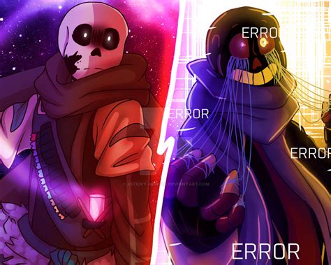 Ink Vs Error Redraw By Xsticky Honeyx On Deviantart