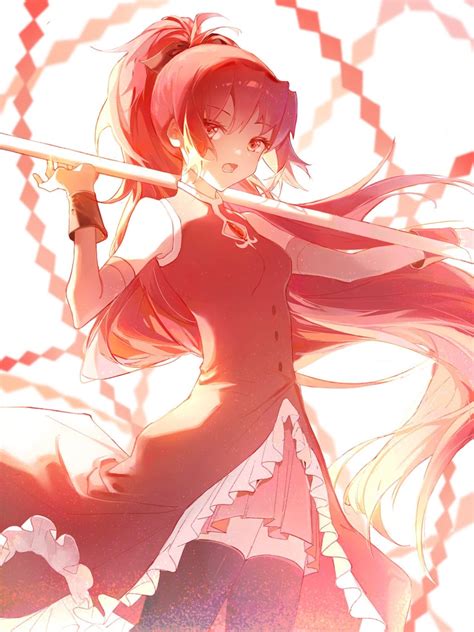 Sakura Kyouko Mahou Shoujo Madoka Magica Drawn By Noriahpna Danbooru