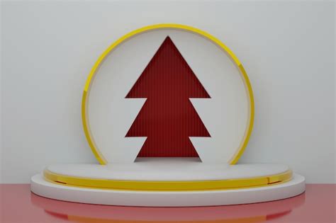 Premium Photo 3d Rendering Abstract Background With Realistic Basic Geometry Cylinder Pedestal