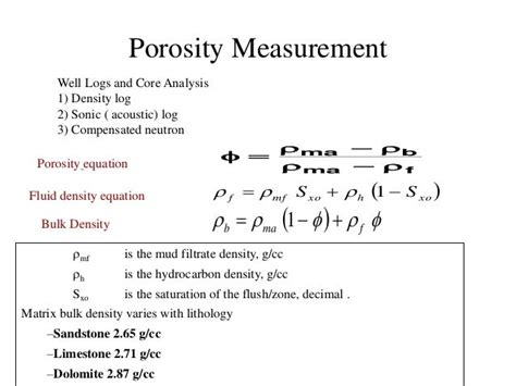 Porosity Permeability Relationship In Carbonate Rock Ppt