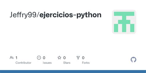 GitHub Jeffry99 Ejercicios Python