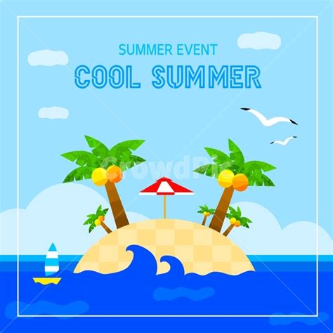 무인도 야자수 바다 보트 여름 사진이미지일러스트캘리그라피 Dawool작가