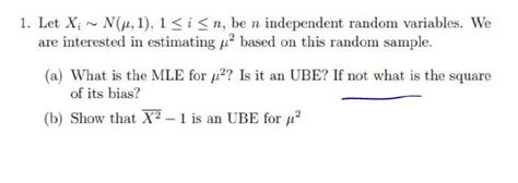 Solved Let X N Chegg Com