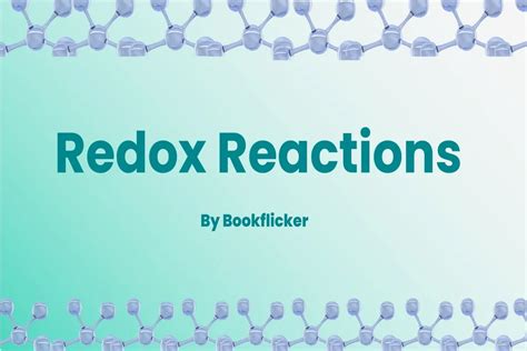 Redox Reactions Bookflicker Notes