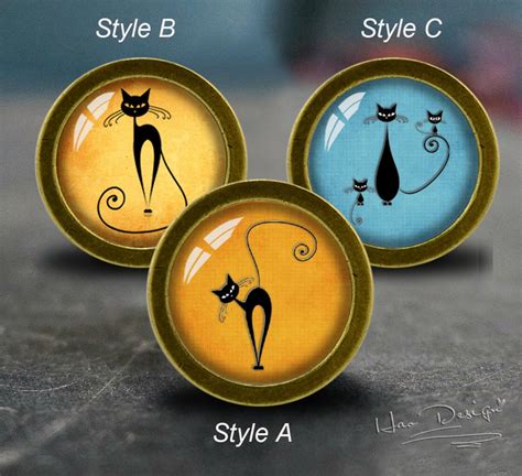 Cat Drawer Knobs Handmade Vintage Bronze Dresser Handles Knobs Cabinet