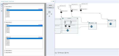 interface app in alteryx with radio button and che alteryx community