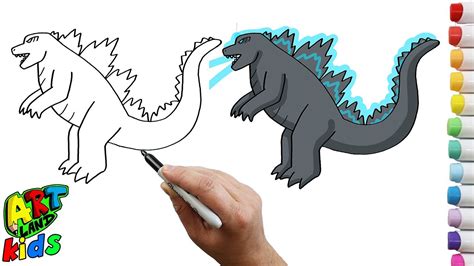How To Draw Easy Godzilla