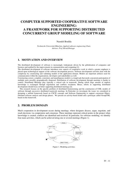 Pdf Computer Supported Cooperative Software Engineering A Framework