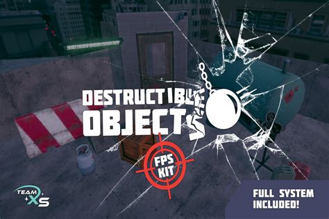 Destructible Objects Fps Kit And System 3d Props Unity Asset Store