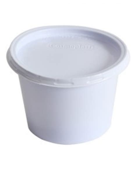 علب بلاستيك ابيض 350 جرام عدد 50 حبة