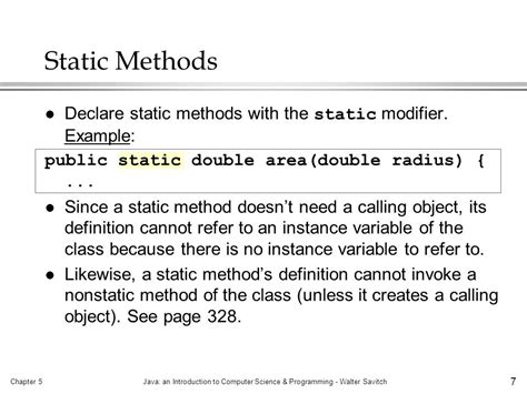 Chapter 5java An Introduction To Computer Science And Programming