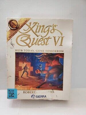 Kings Quest Vi Heir Today Gone Tomorrow 5 25 Hd Vga And Ega Ms Dos Pc