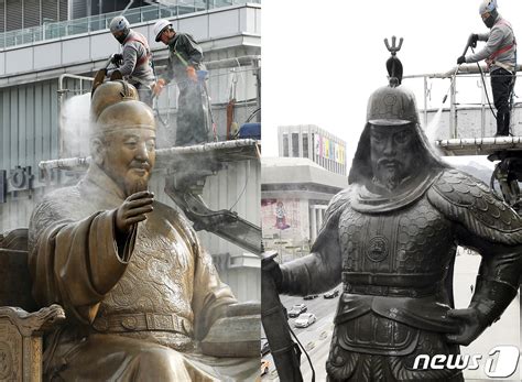 광화문광장 개장 맞이 세종대왕·이순신장군 묵은 때 벗는다