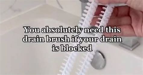 Womans Nasty Hack For Unblocking Drains Works In Seconds With £2 50 Tool Daily Record