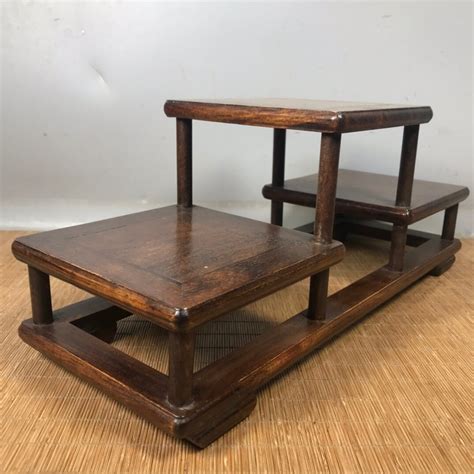 Rosewood Bogu Shelf Display Stand Flower Stand Furniture Etsy