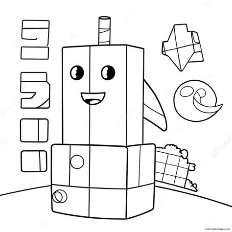Colorful Numberblocks 1000 Adventure Coloring Page 66645 52740