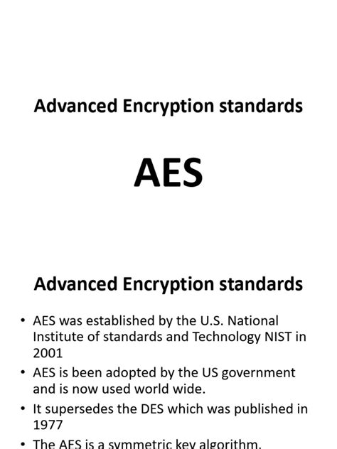 Advanced Encryption Standards Pdf Encryption Cipher