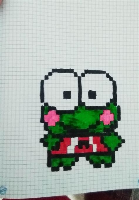 Pixel Art Keroppi By Doctabug On Deviantart