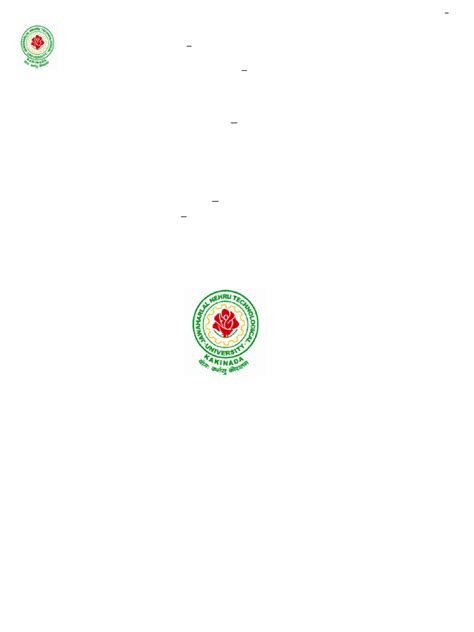 Cse Cyber Security R20 Course Structure Pdf