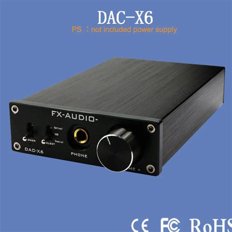 FX AUDIO DAC X HiFi Digital Audio Decoder DAC Input USB Coaxial Optical Output RCA