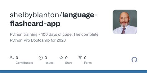 Github Shelbyblantonlanguage Flashcard App Python Training 100