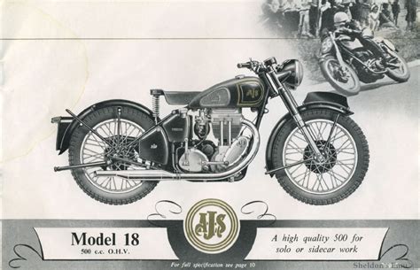 Ajs 1953 Model 18 500cc Ohv