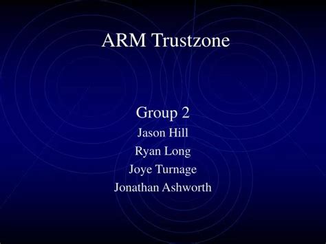 PPT ARM Trustzone PowerPoint Presentation Free Download ID