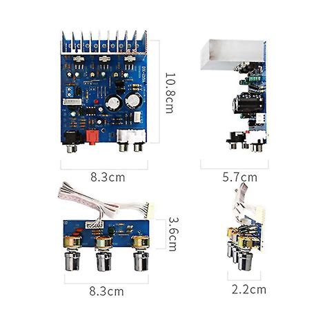 Tda W W W Channel Amplifier Audio Board Subwoofer Amplifier Bass Output For