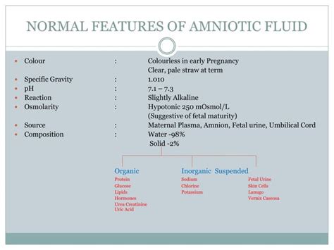 Fetal Membranes Amniotic Cavity And Amniotic Fluid Pptx