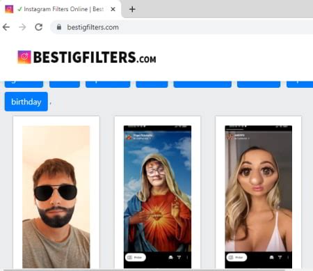 5 Free Online Face Filter Websites